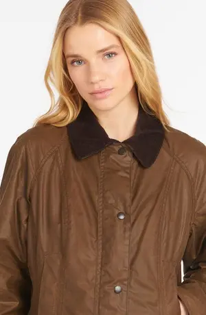 Barbour Beadnell Waxed Cotton Jacket - Brown