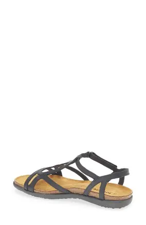 Naot Dorith Sandal - Black Raven Leather