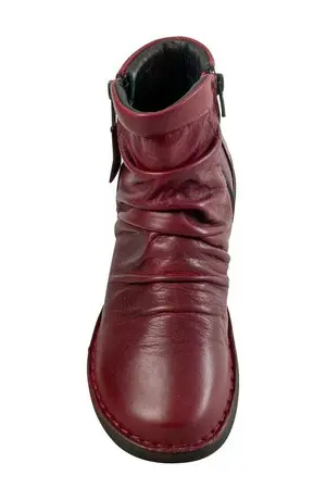 Miz Mooz Pleasant Bootie - Red Leather