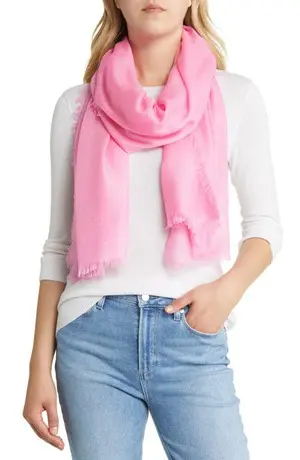 Nordstrom Cashmere & Silk Wrap Pink Sachet
