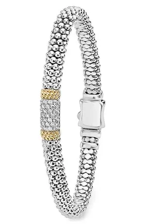 Lagos Caviar Lux Diamond Bracelet - 0.35 Pave Ss