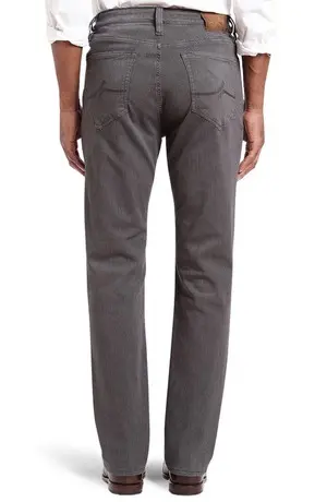 34 Heritage Relaxed Fit Straight Leg Jeans - Grey Diagonal