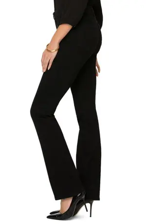 NYDJ Barbara High Rise Stretch Denim Bootcut Jeans - Black