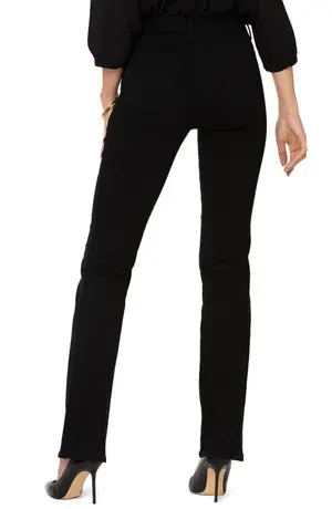 NYDJ Barbara High Rise Stretch Denim Bootcut Jeans - Black