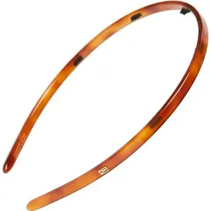 Alexandre De Paris Thin Headband - Tortoise