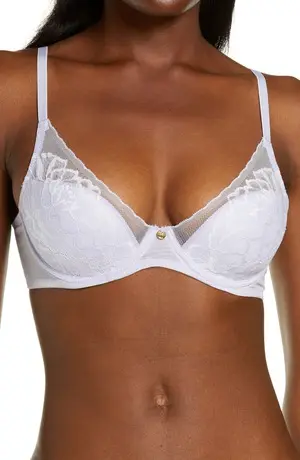 Natori Flora Underwire Contour Bra Frosted Purple