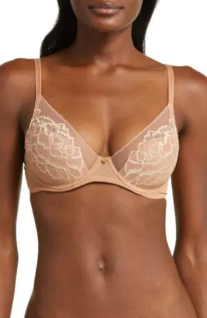 Natori Flora Underwire Contour Bra - Glaze/ Cash