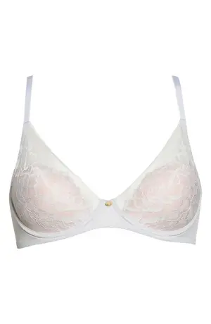 Natori Flora Underwire Contour Bra Mink / Delicate Peach
