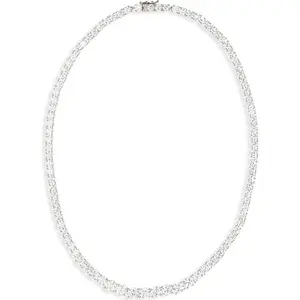 Nordstrom Graduated Cubic Zirconia Tennis Necklace