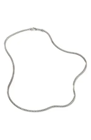 John Hardy Sterling Curb Chain Necklace - Silver