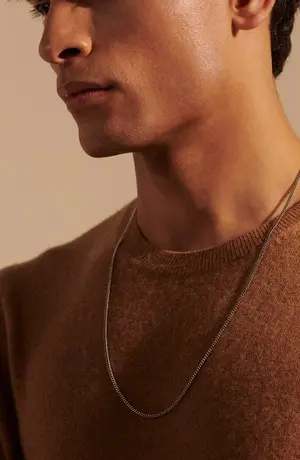 John Hardy Sterling Curb Chain Necklace