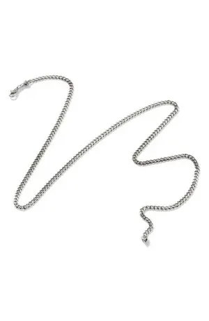 John Hardy Sterling Curb Chain Necklace