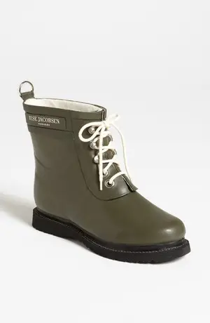 ILSE JACOBSEN Hornbæk Rubber Rain Boots - Army