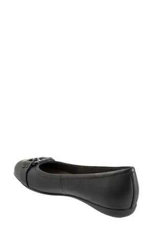 Trotters Sizzle Flat - Black/black