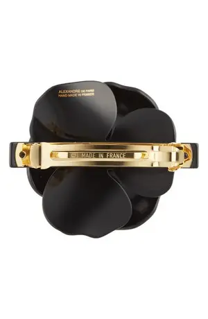 Alexandre De Paris Camelia Barrette - Black