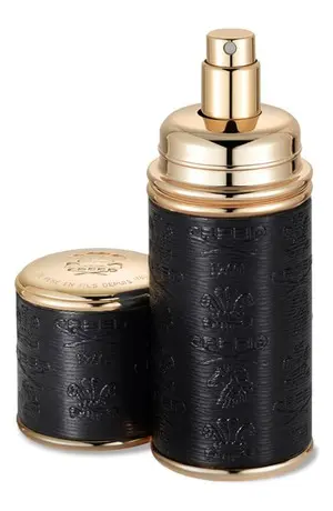 CREED Refillable Deluxe Leather Atomizer Black/gold Trim