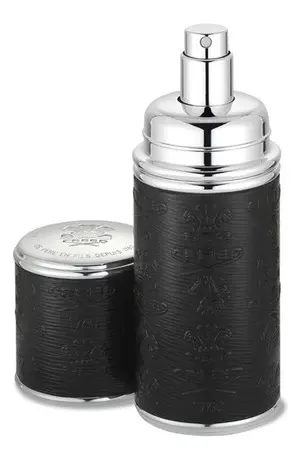 CREED Refillable Deluxe Leather Atomizer Black/silver Trim