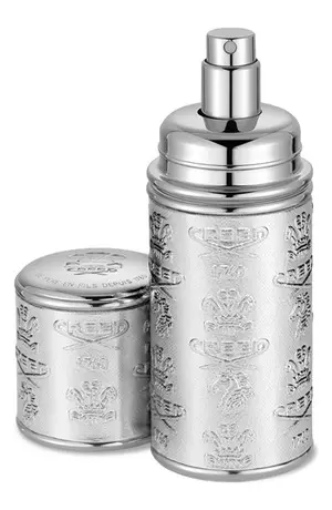 CREED Refillable Deluxe Leather Atomizer Silver/silver Trim