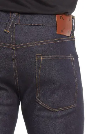 HIROSHI KATO The Scissors Slim Tapered 10.5-ounce Stretch Selvedge Jeans - Indigo Raw