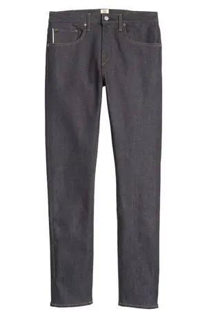 HIROSHI KATO The Scissors Slim Tapered 10.5-ounce Stretch Selvedge Jeans - Indigo Raw
