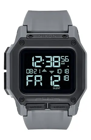 Nixon Nixon Regulus Digital Watch Gunmetal/ Black/ Gunmetal