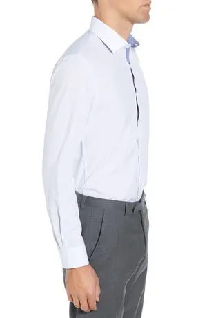 W.R.K Slim Fit Performance Stretch Dot Dress Shirt