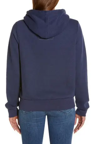 Aviator Nation 5-stripe Zip Hoodie - Navy