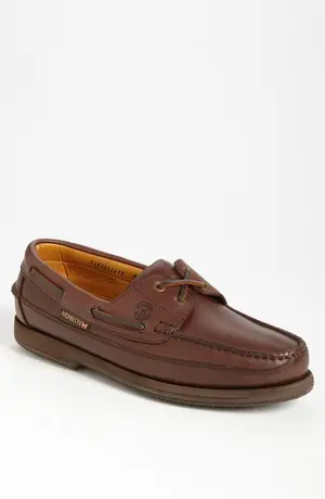 Mephisto Hurrikan Boat Shoe - Brown Leather