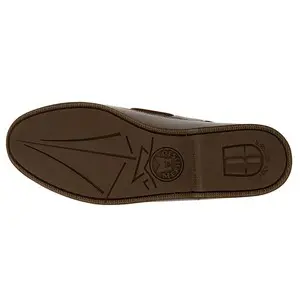 Mephisto Hurrikan Boat Shoe - Brown Leather