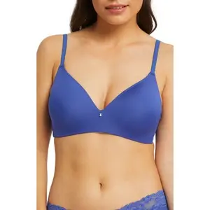MONTELLE INTIMATES Wireless Convertible T-shirt Bra Sapphire