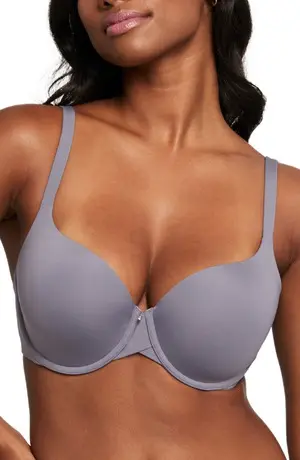 MONTELLE INTIMATES Pure Demi T-shirt Bra Crystal Grey