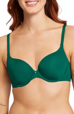 MONTELLE INTIMATES Pure Demi T-shirt Bra Jade