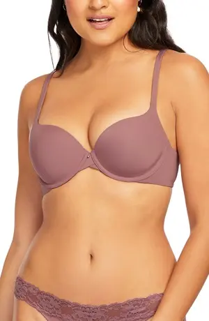 MONTELLE INTIMATES Pure Demi T-shirt Bra Mauve Mist