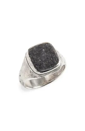 John Varvatos Silver Ring - Metallic Silver