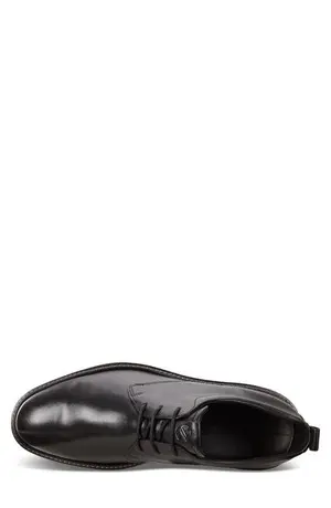 Ecco St.1 Hybrid Plain Toe Derby - Black Leather