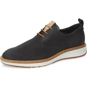 Ecco St.1 Hybrid Plain Toe Derby - Black