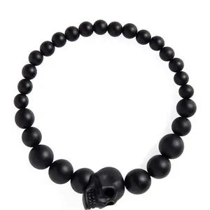 Alexander McQueen Skull Ball Bracelet - Black