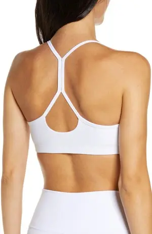 Beyond Yoga Space Dye Slim Racerback Sports Bra - Cloud White