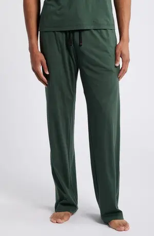 Daniel Buchler Peruvian Pima Cotton Lounge Pants Deep Forest