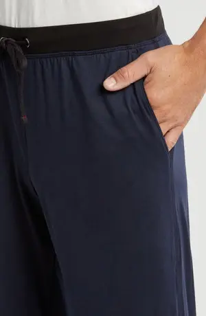 Daniel Buchler Peruvian Pima Cotton Lounge Pants - Midnight