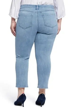 NYDJ Marilyn Ankle Straight Leg Jeans - Lakefront