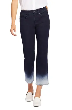 NYDJ Marilyn Ankle Straight Leg Jeans Riptide