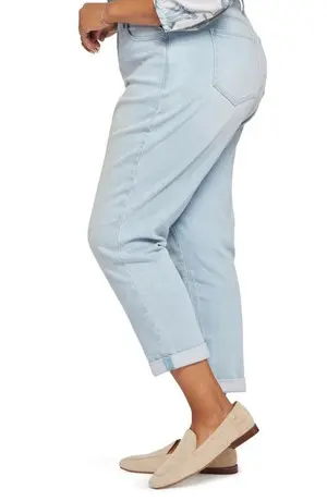 NYDJ Margot Straight Leg Girlfriend Jeans - Dunes