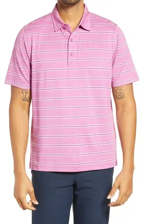 Cutter & Buck Forge Drytec Stripe Performance Polo Aster