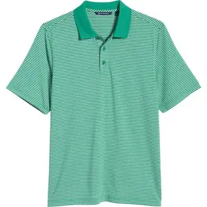 Cutter & Buck Forge Drytec Stripe Performance Polo Kelly Green