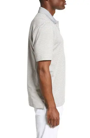 Cutter & Buck Forge Drytec Stripe Performance Polo - Polished