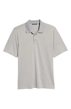 Cutter & Buck Forge Drytec Stripe Performance Polo - Polished
