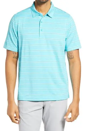Cutter & Buck Forge Drytec Stripe Performance Polo Submerge