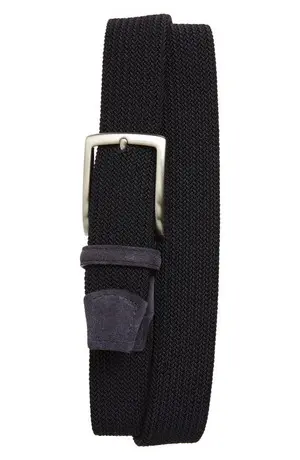 Torino Woven Stretch Belt - Navy