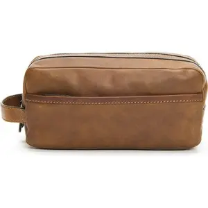 Frye Logan Leather Travel Kit - Dark Brown